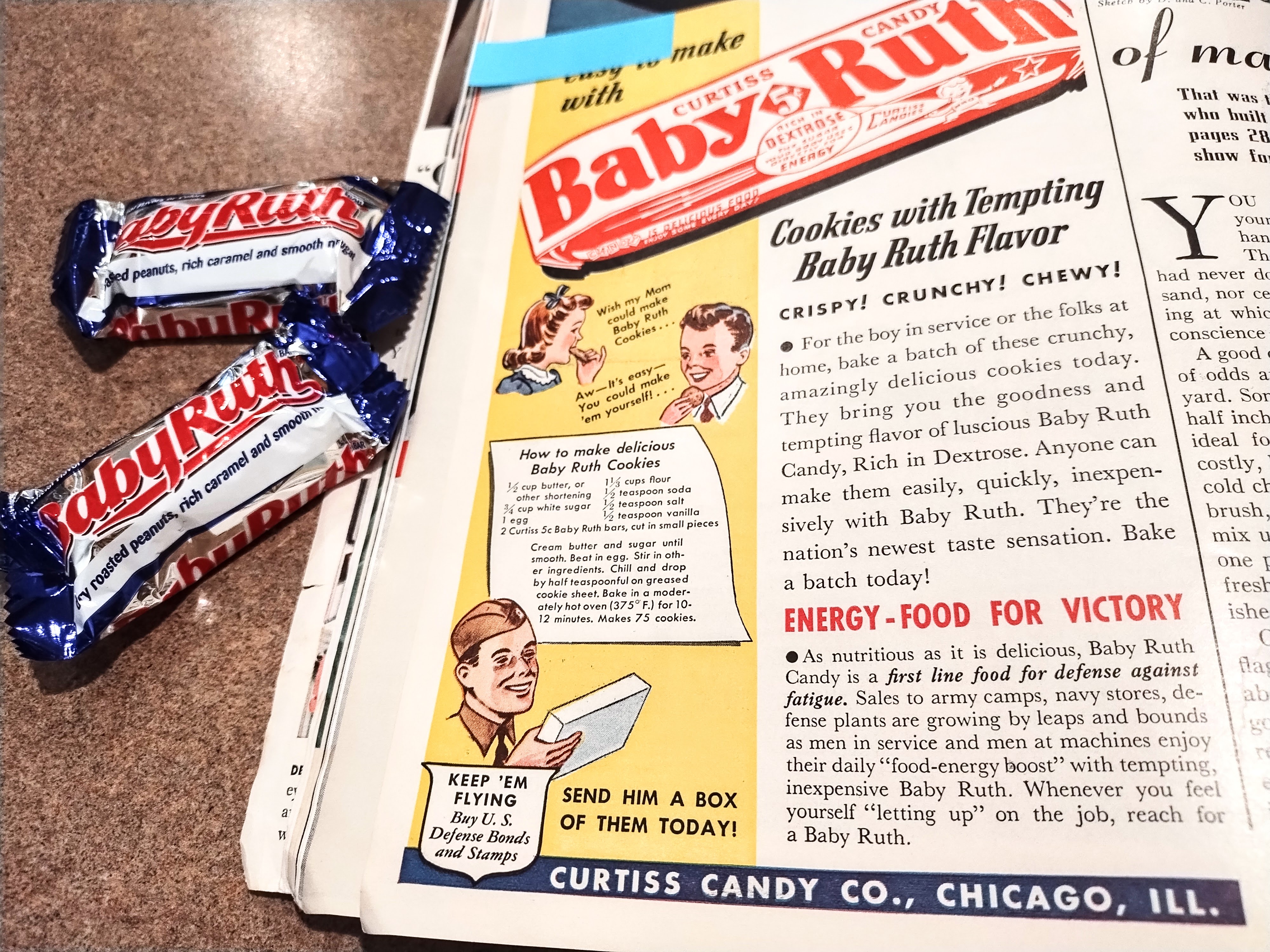 WW2 Recipe: Baby Ruth Cookies – The Prudent Consumer
