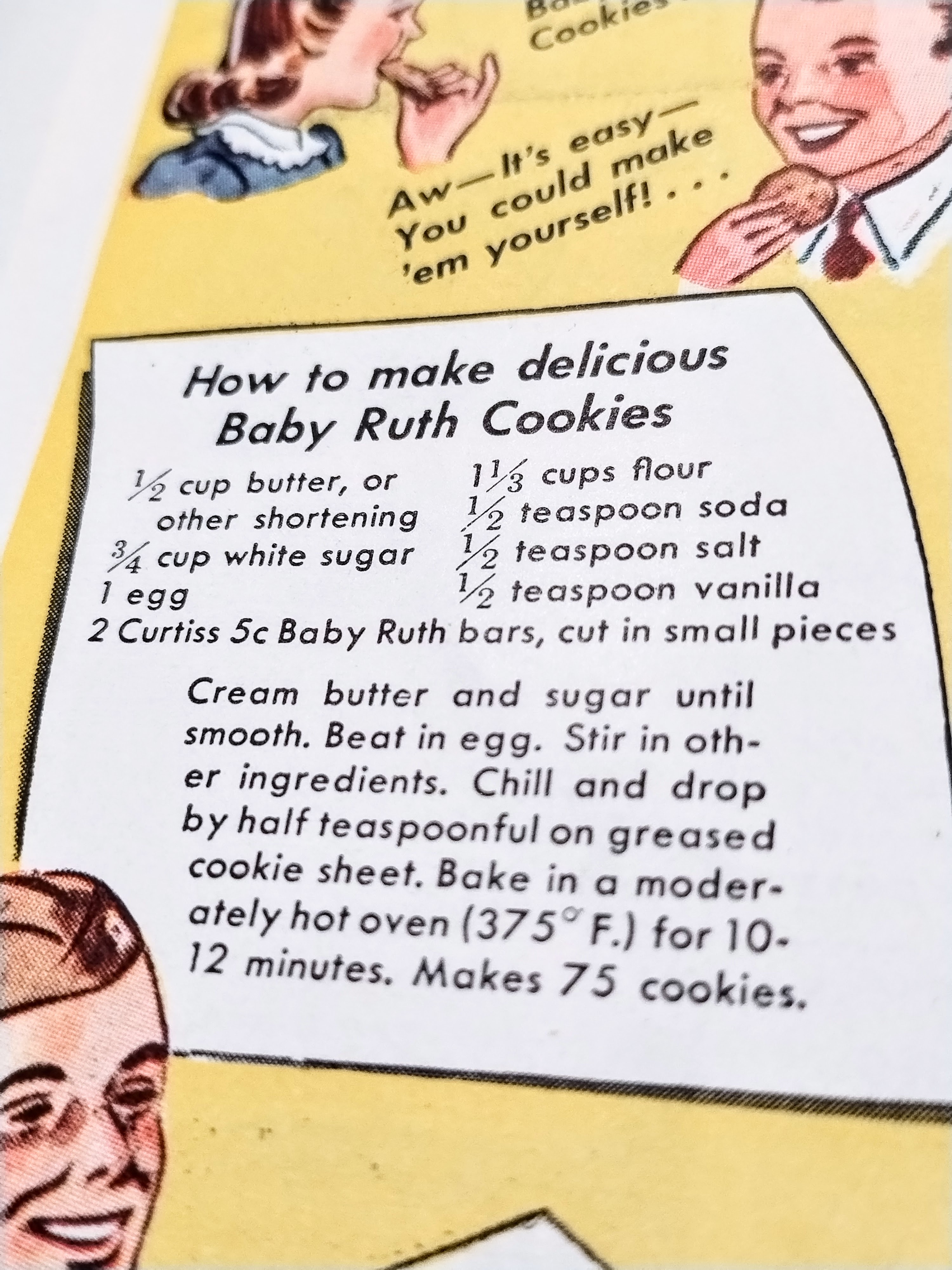 WW2 Recipe: Baby Ruth Cookies – The Prudent Consumer